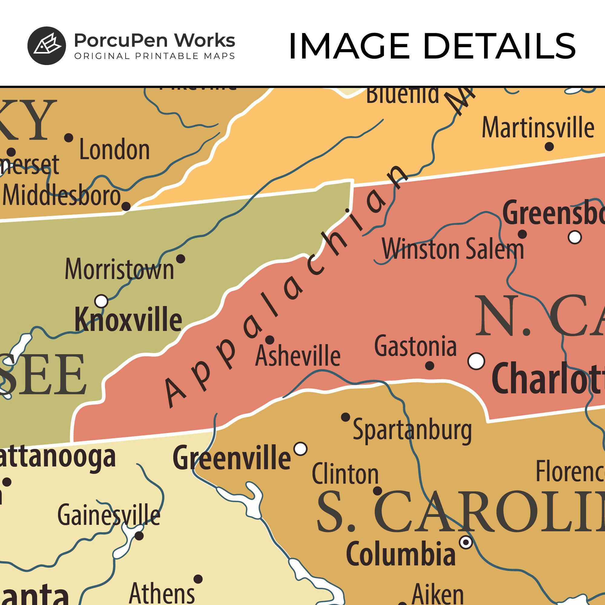 USA Map. Detailed United States Map. Styled High Resolution USA Map ...