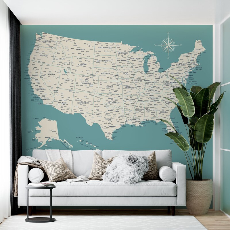 United States Map - Etsy