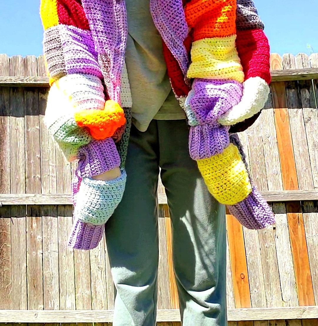 The Patchwork Cardi of Many Colors - Etsy