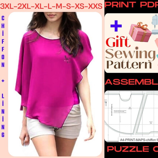 Chiffon Dress Sewing Patterns - Etsy