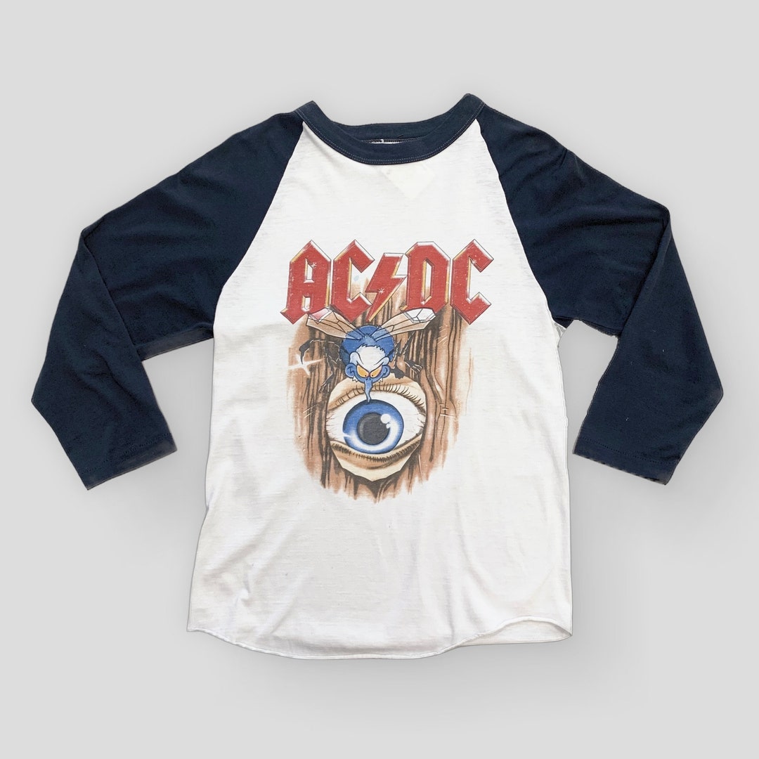Rare Vintage 80s AC DC Fly on the Wall Tour T - Etsy