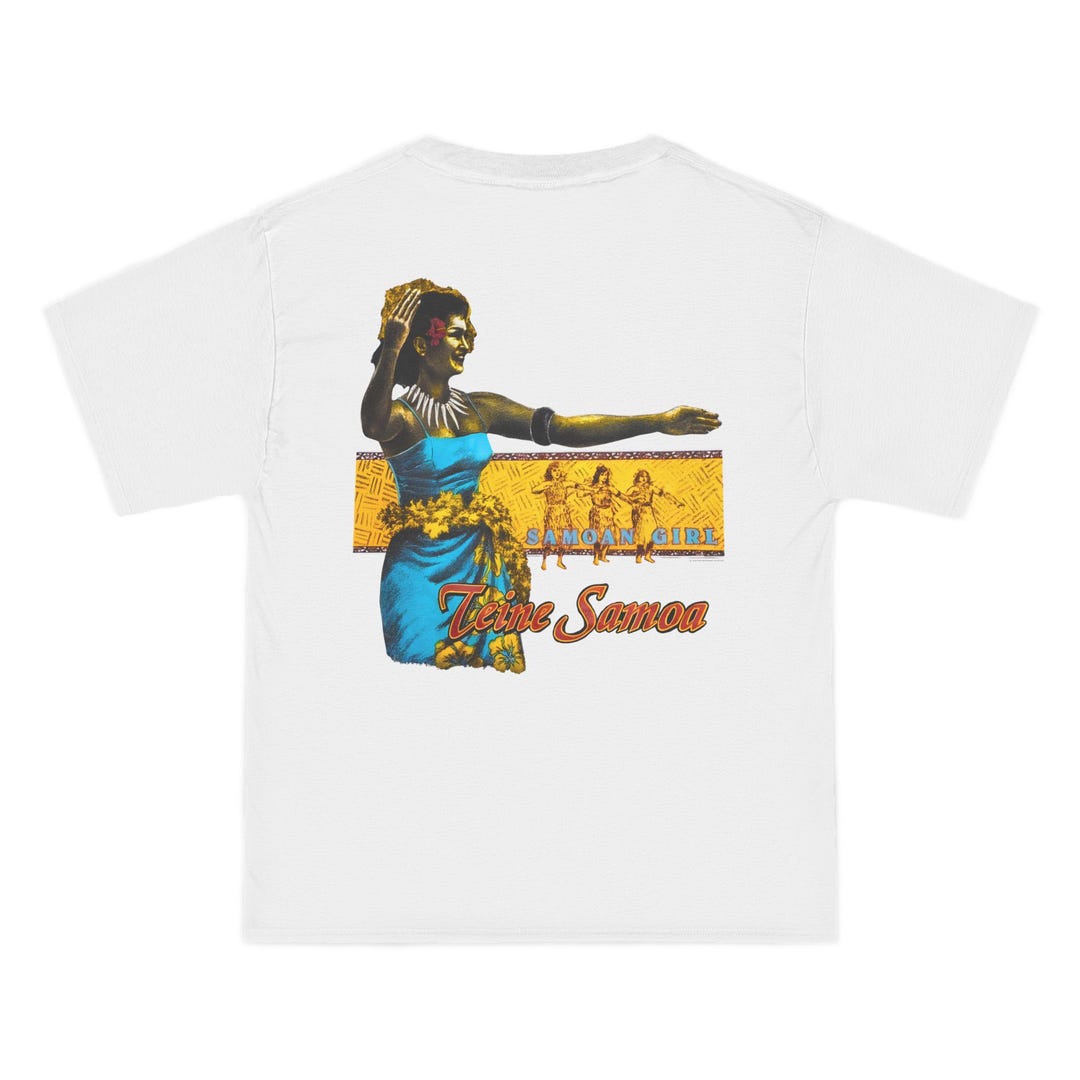 Samoan Strength Samoan Girl Teine Samoa Vintage Design 90s New Print ...