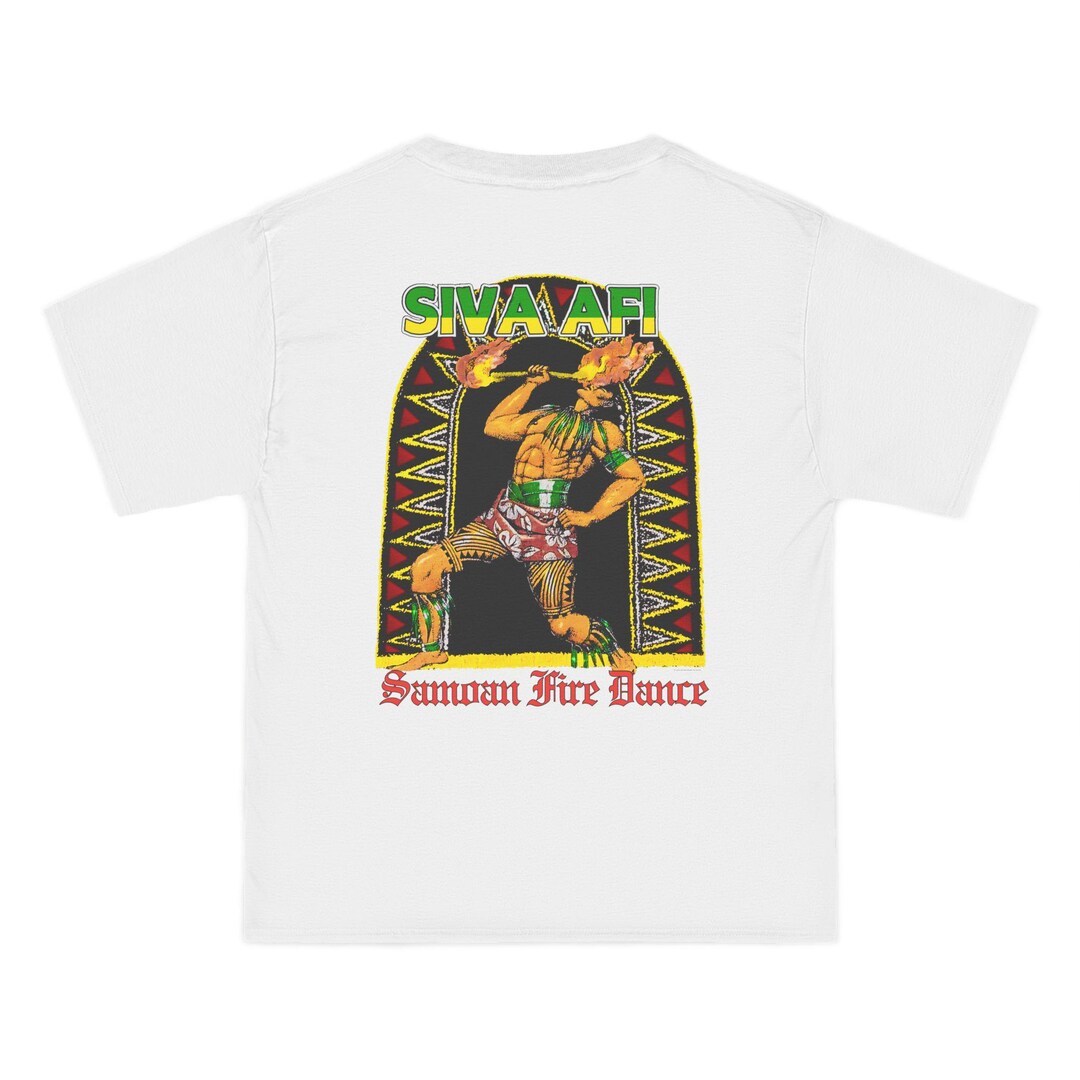 Samoan Strength Siva Afi Samoan Fire Dance Vintage Design 90s New Print ...