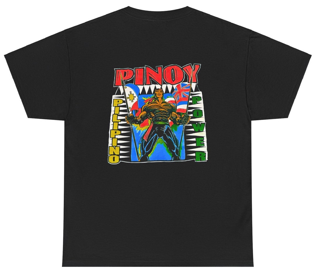 Filipino Strength Pinoy Pilipino Power Shirt Vintage Design 90s New ...