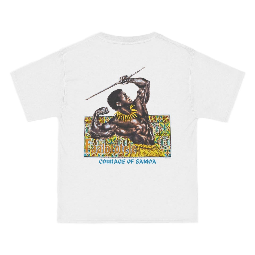 Samoan Strength Faalototele Courage of Samoa Vintage Design 90s New ...