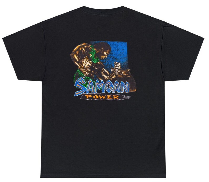 Samoan Strength Samoan Strength Shirt Vintage Design 90s New Print T ...