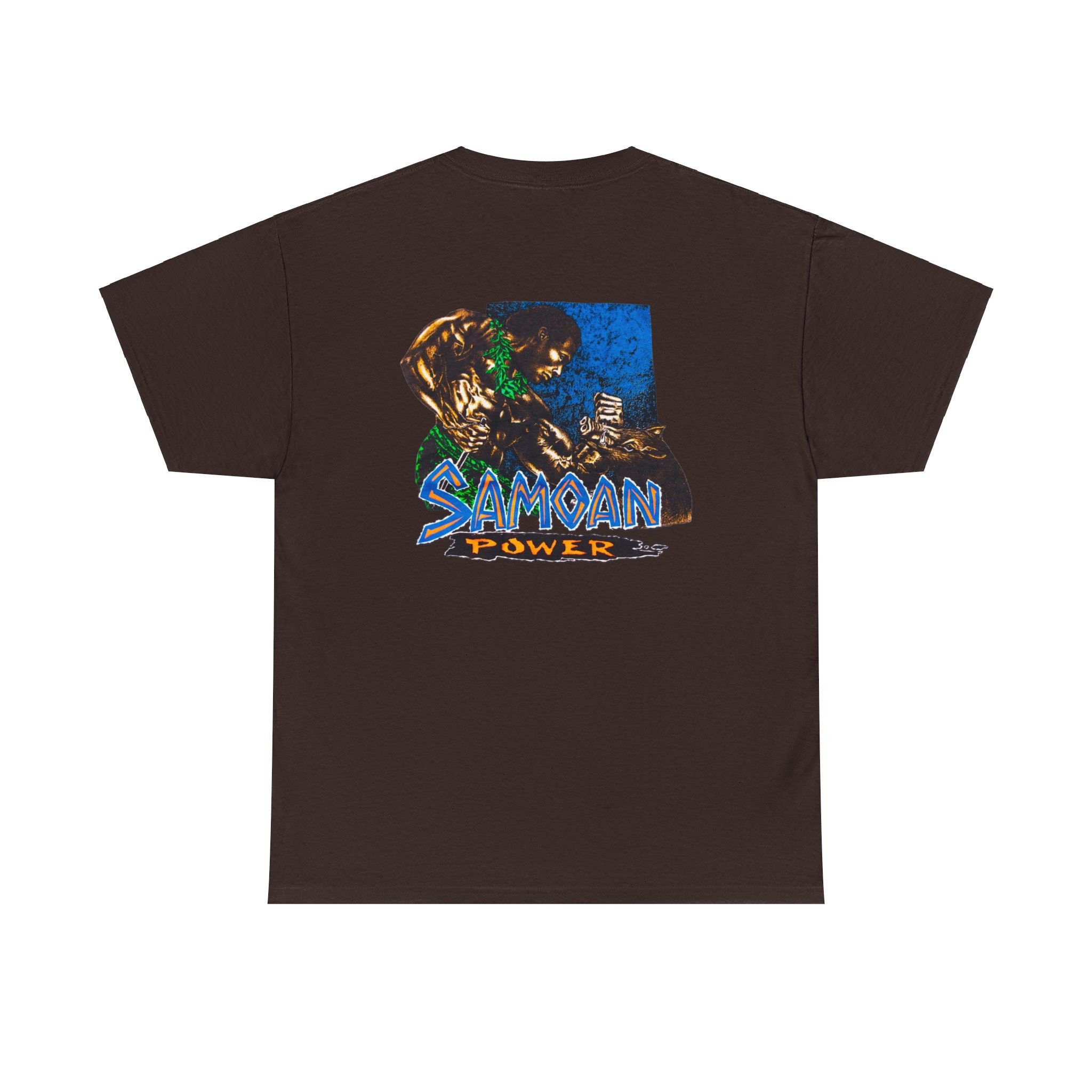 Samoan Strength Samoan Strength Shirt Vintage Design 90s New Print T ...