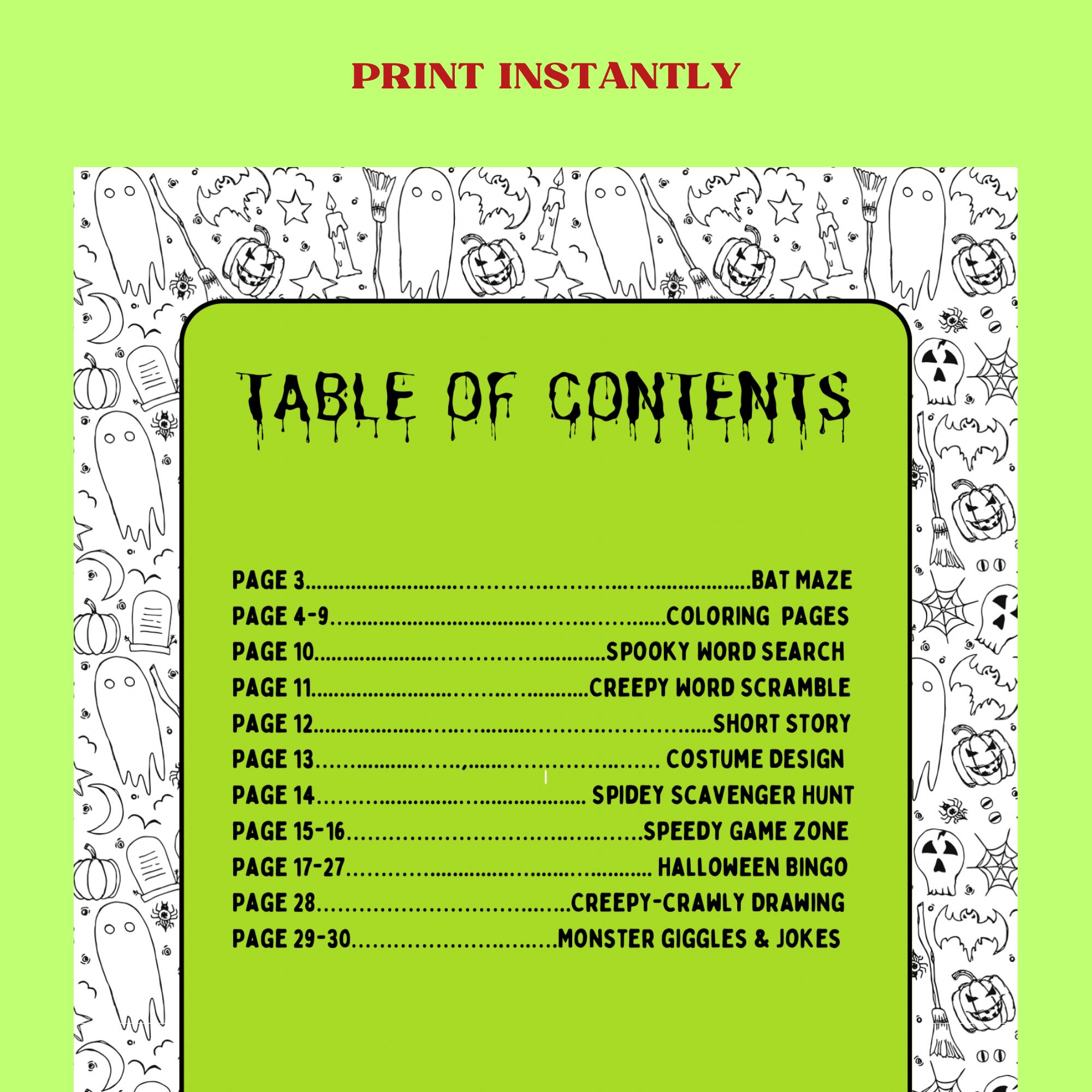 Halloween Activity Bundle for Kids | Printable Games, Bingo, Mazes ...