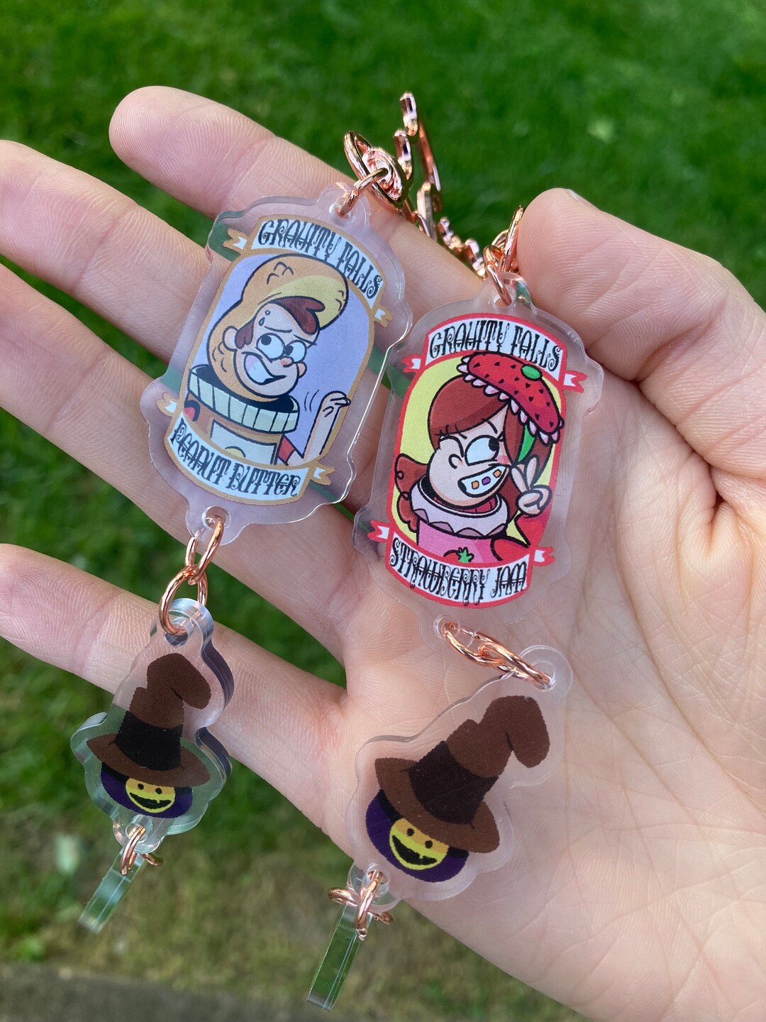 Gravity Falls SUMMERWEEN Dipper & Mabel Halloween Double-sided Acrylic ...