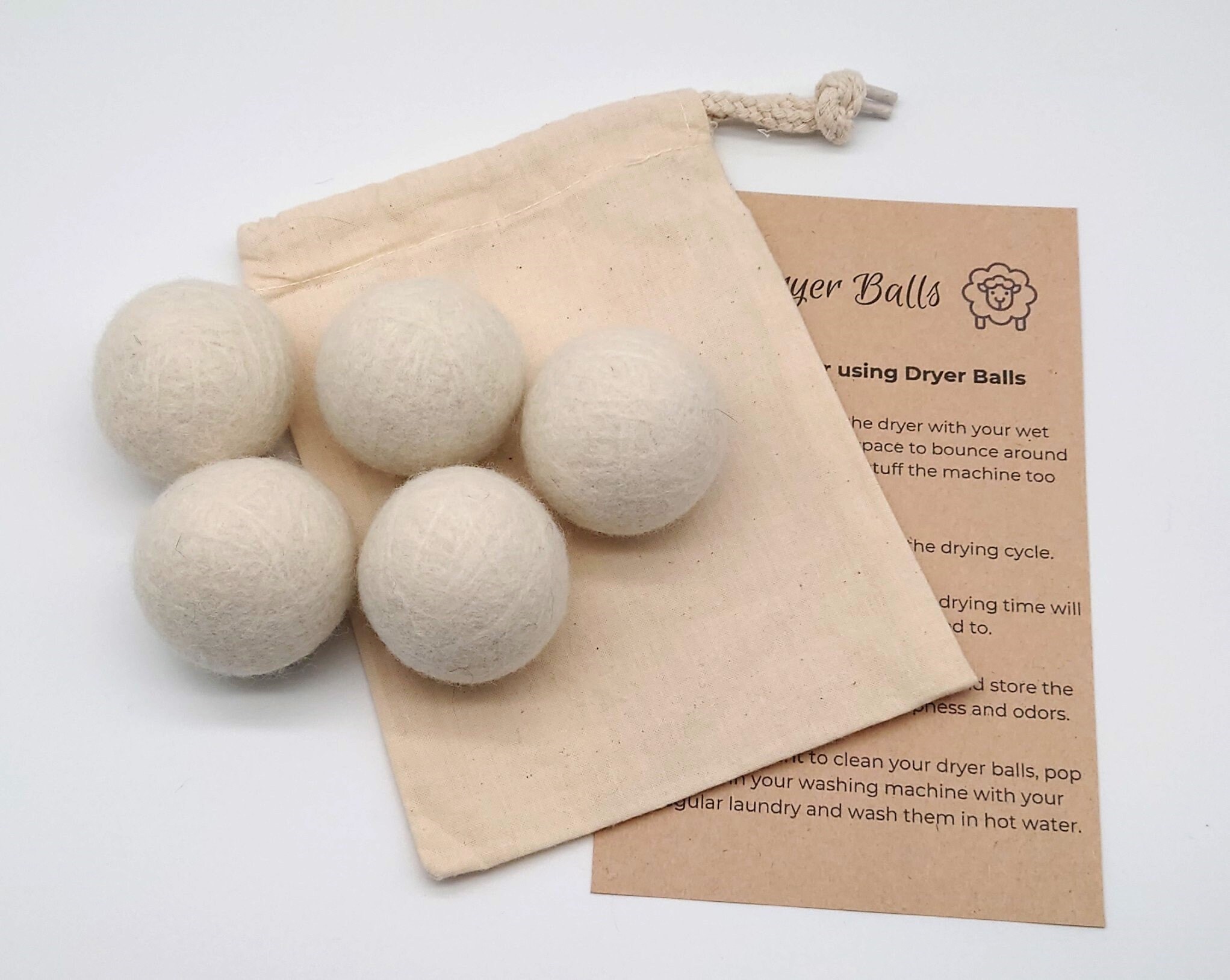 Wool Dryer Balls Instructions Printable - Etsy