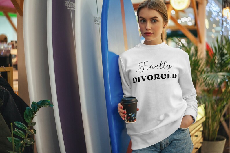 Finally Divorced SVG Cut File Bold and Empowering Design for Crafting ...