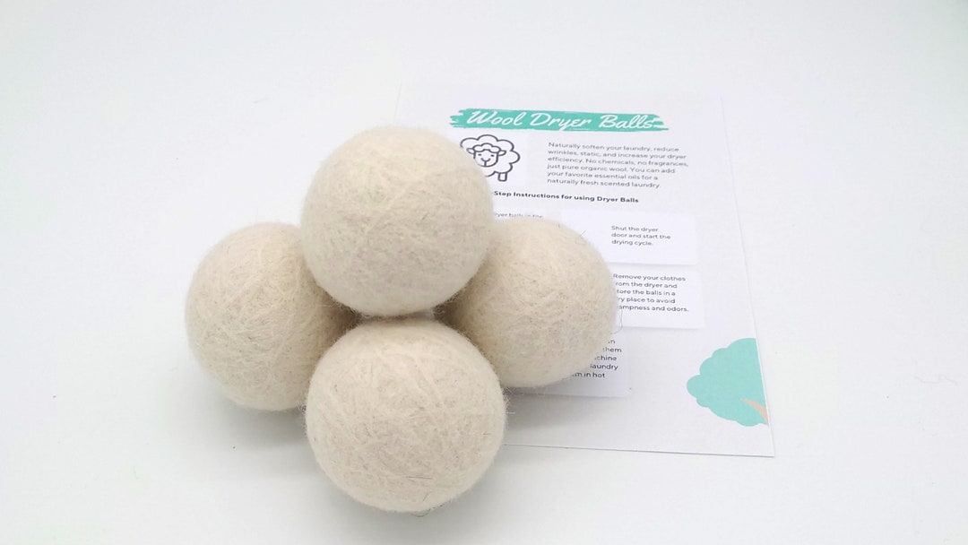 Wool Dryer Balls Instructions Printable Etsy UK