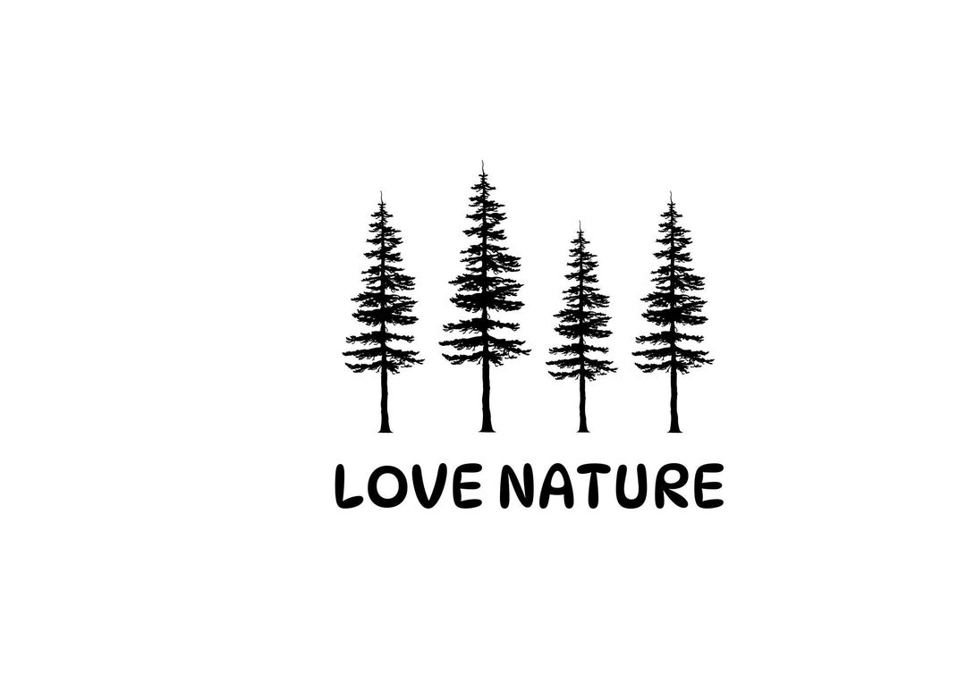 Love Nature Svg Png Pdf for Printing, Cricut, Silhouette Etc ...