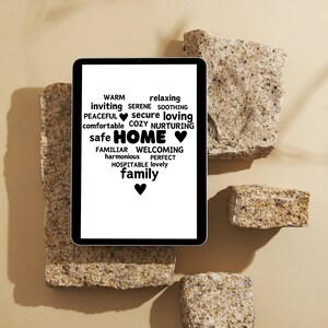 HOME Heart Svg Png Pdf for Printing, Cricut, Silhouette Etc - Etsy