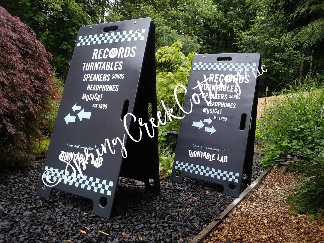 Hand-painted A-frame Sidewalk Sign: Custom Business Sign - Etsy UK