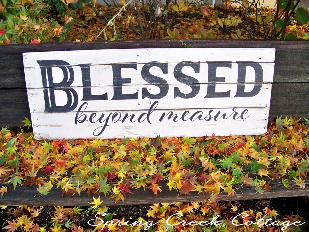 Aged Rustic Farmhouse Sign Hand-painted Inspirational Décor Custom for ...