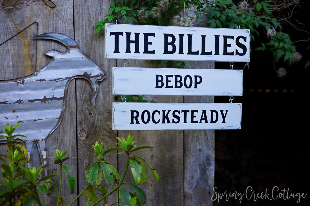 Personalized Goat Barn Sign Set: Hand-painted Rustic Wood - Etsy