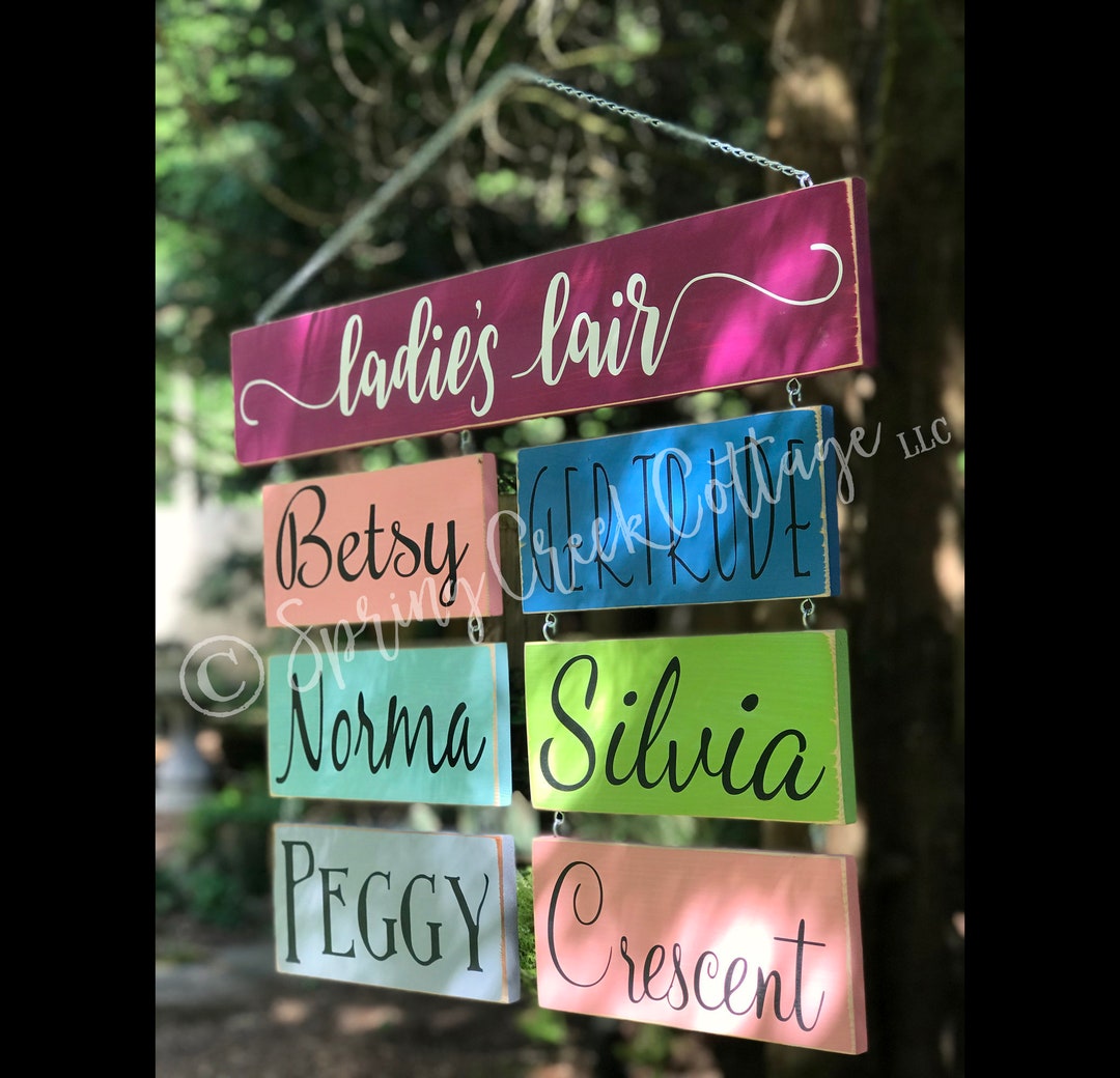 Personalized Chicken Coop Sign Set Custom for Your Hen House ...
