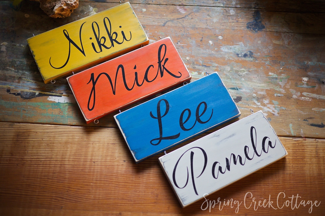Personalized Chicken Name Sign Sets Custom for Your Flock Beautifully ...