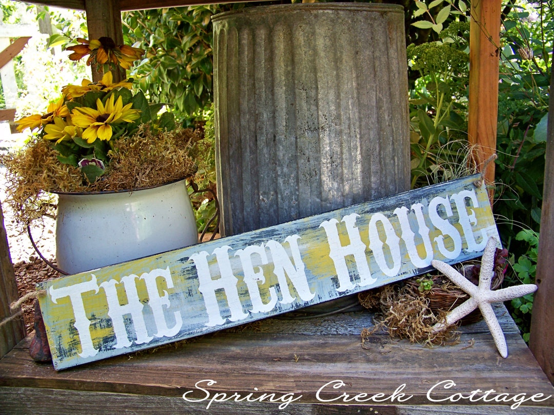 The Hen House Custom Wood Sign Beautifully Handcrafted and - Etsy