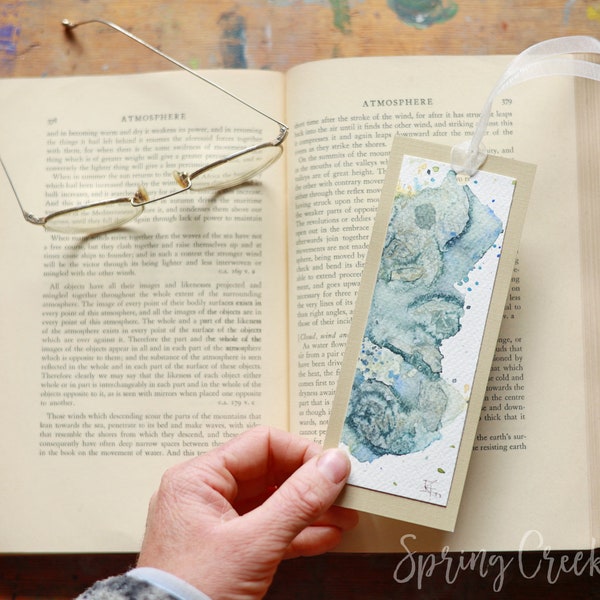 Watercolor Bookmark - Etsy