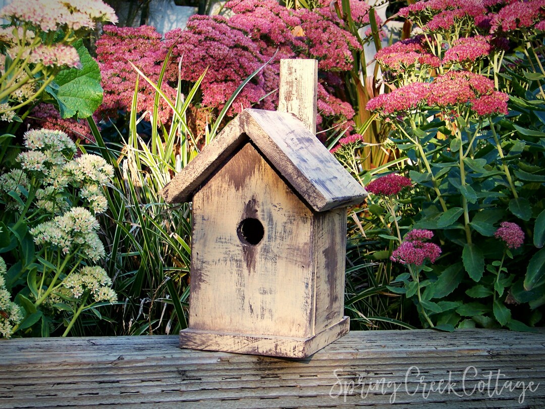 Songbird Nesting Box Beautifully Handcrafted Bird House for Wild Birds ...