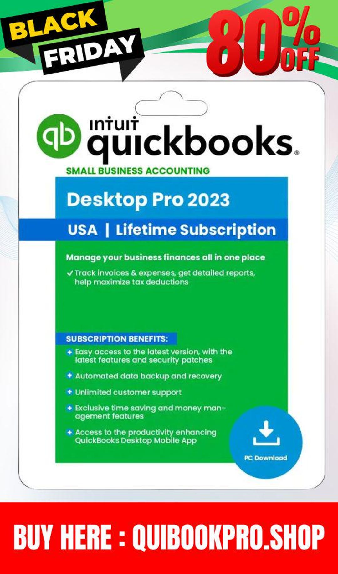 Intuit Quickbooks Desktop Pro 2023 Lifetime Activation - Etsy