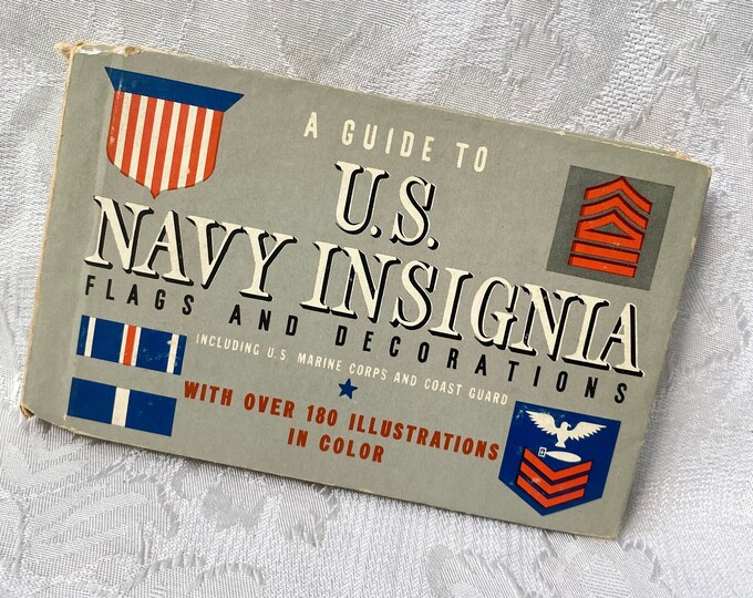 Vintage 1942 U.S. Navy Insignia Flags & Decorations Guide - Etsy