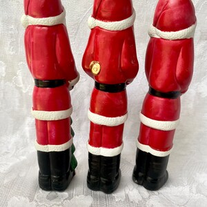 Vintage Tall Skinny Santa 8 in Ceramic Figurine - Etsy