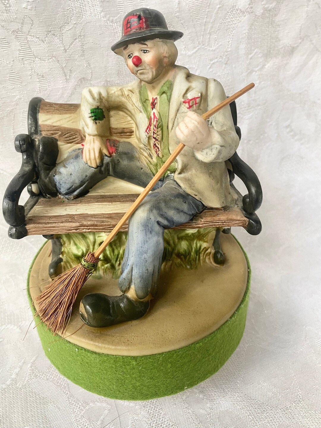 Vintage Clyde the Clown Porcelain Dynasty Doll Collection Music Box - Etsy