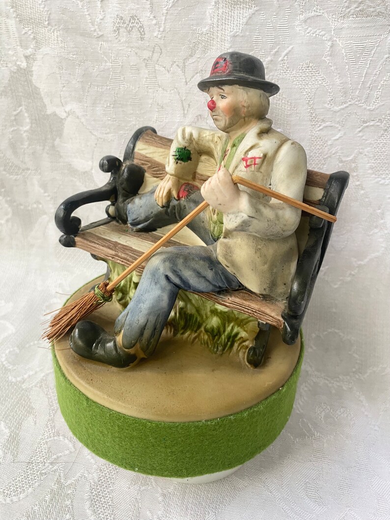 Vintage Clyde the Clown Porcelain Dynasty Doll Collection Music Box - Etsy