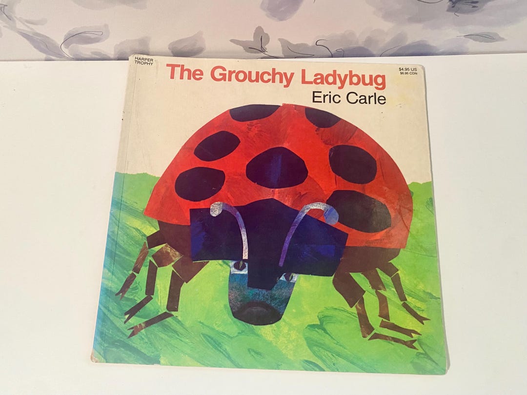 The Grouchy Ladybug Book by Eric Carle Paperback Vintage Children’s ...