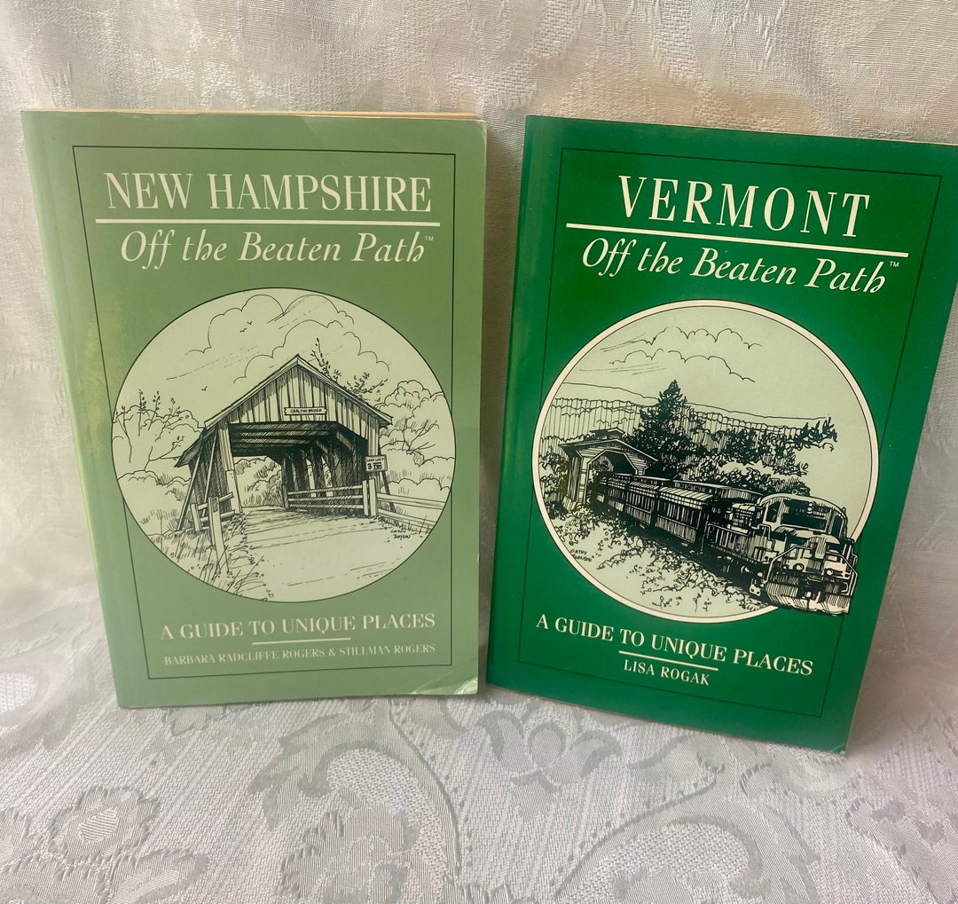 Vintage A Guide to Unique Places Paperback New England Set of Two Books ...