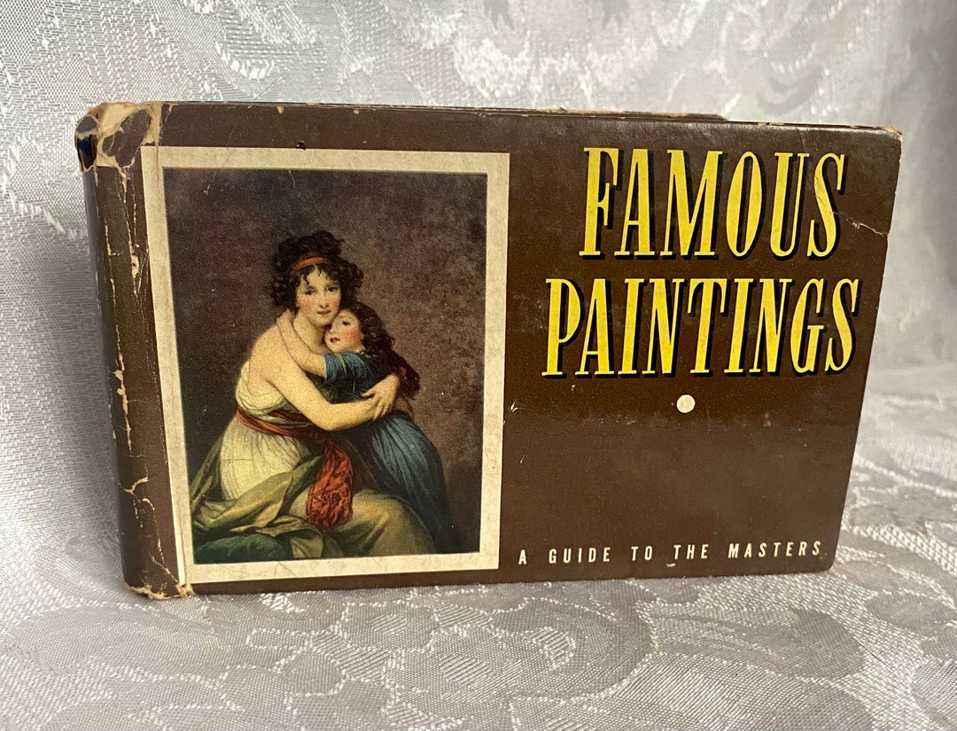 Vintage 1941 Book Famous Paintings - Etsy