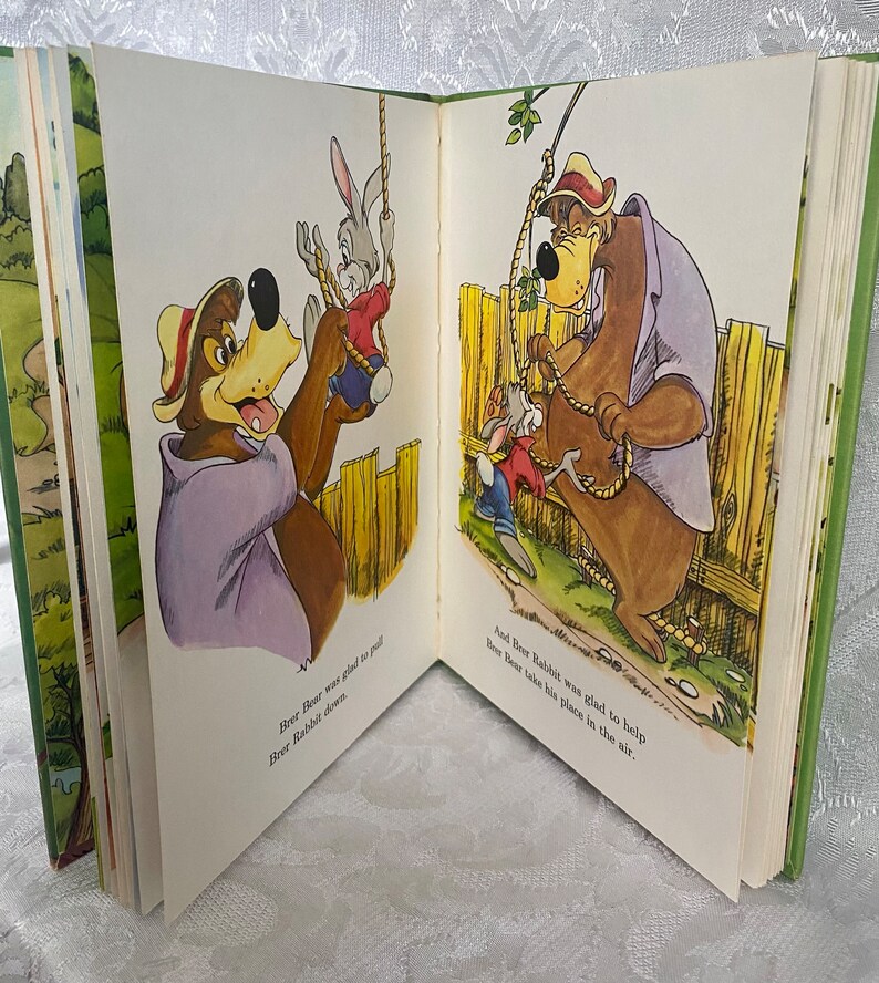 Walt Disney Brer Rabbit and His Friends Hardcover Book - Etsy