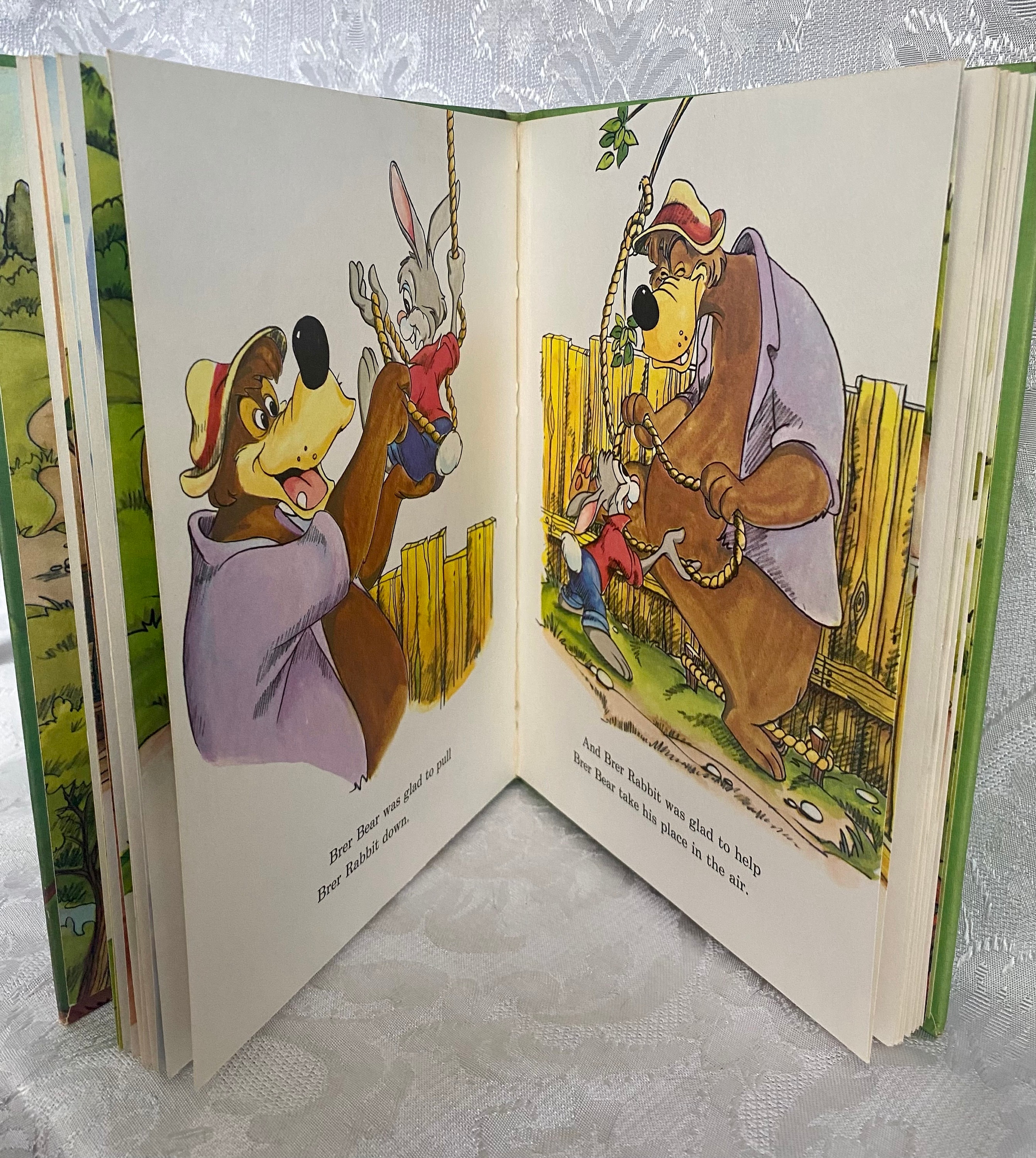 Walt Disney Brer Rabbit and His Friends Hardcover Book - Etsy