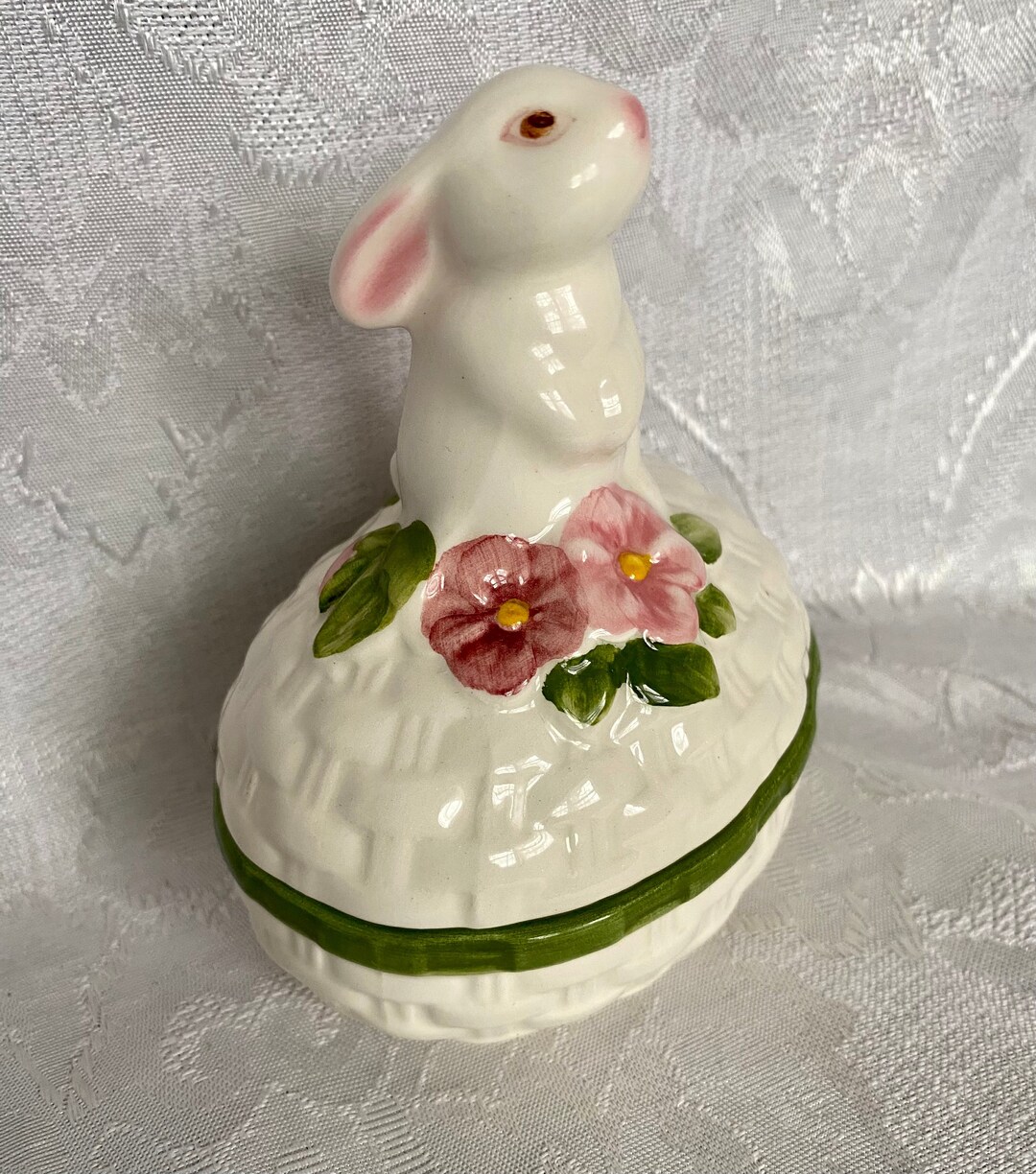 Vintage Avon Easter Bunny Trinket - Etsy