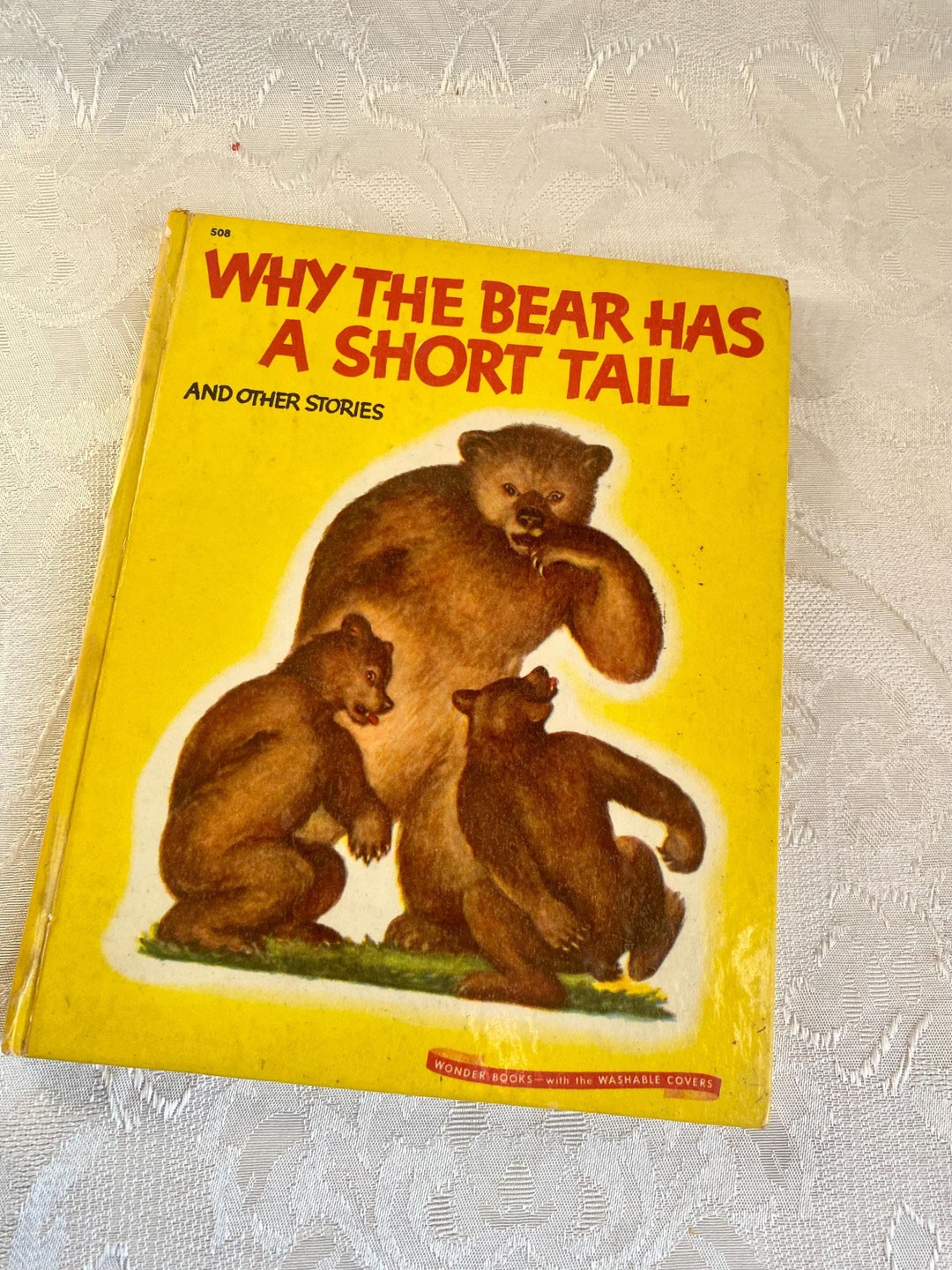Vintage Children’s Book: Why the Bear Has A Short Tail, A Wonder Book ...