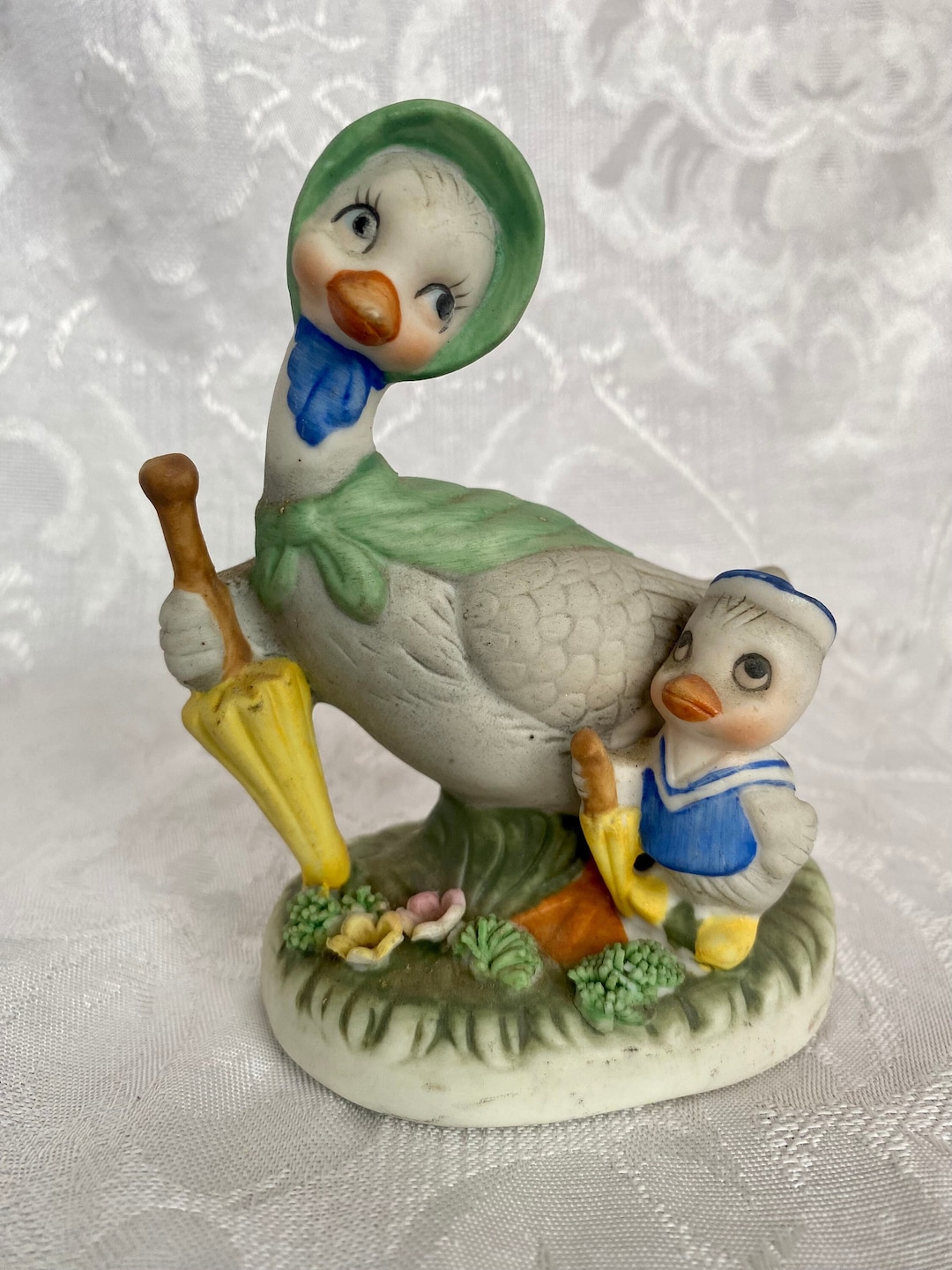 Vintage Mother Goose Figurine - Etsy
