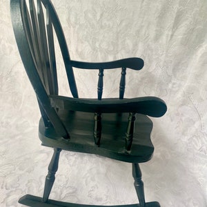 Vintage Dark Green Boyd Bear Rocking Chair - Etsy
