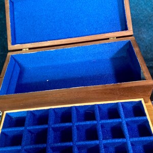 Vintage Collection Display Wooden Box With 2x2 Inserts - Etsy