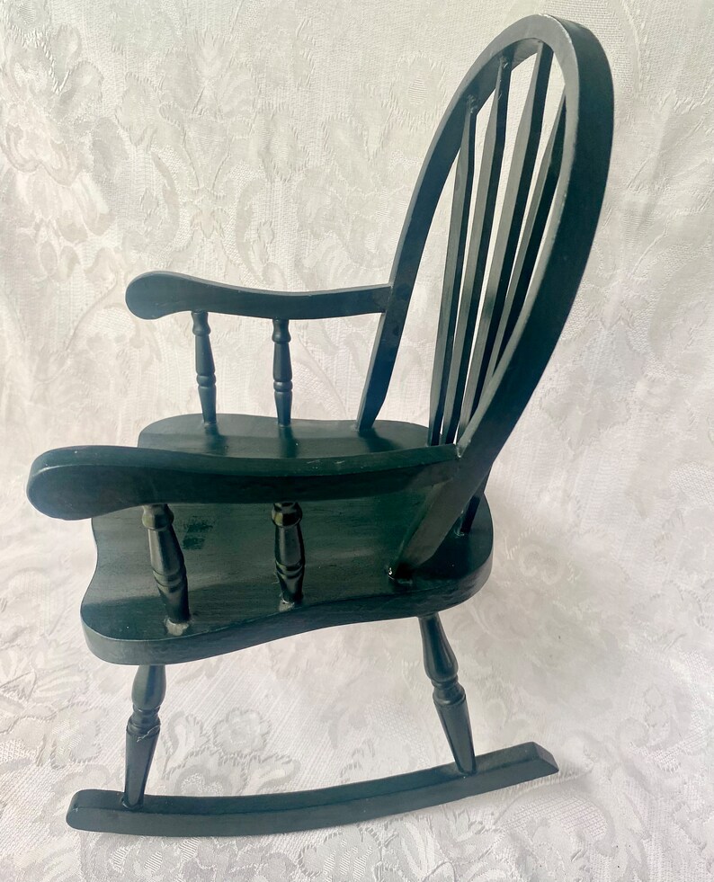 Vintage Dark Green Boyd Bear Rocking Chair - Etsy