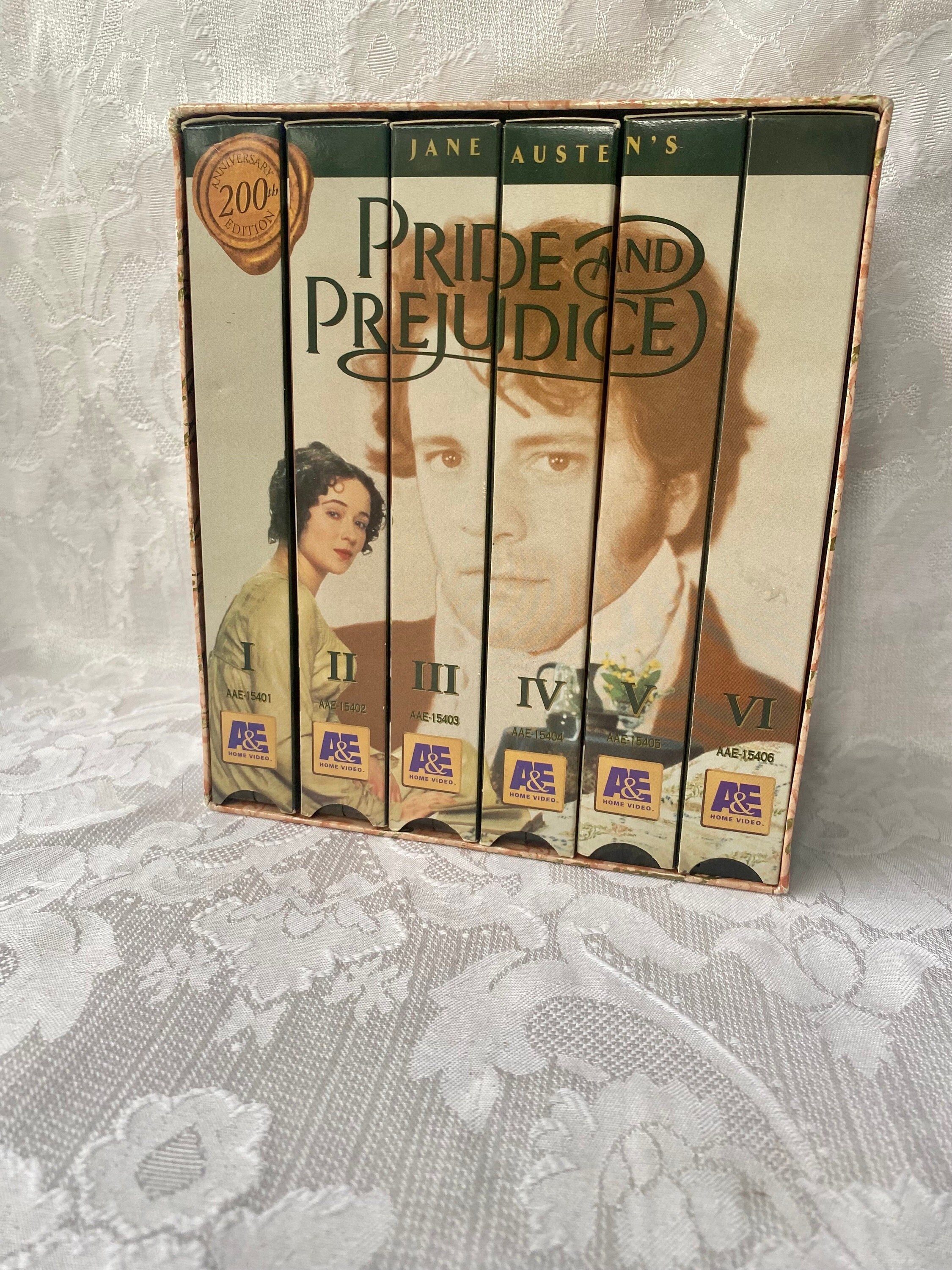 Vintage Pride and Prejudice VHS, 1996 Six Tape Set - Etsy