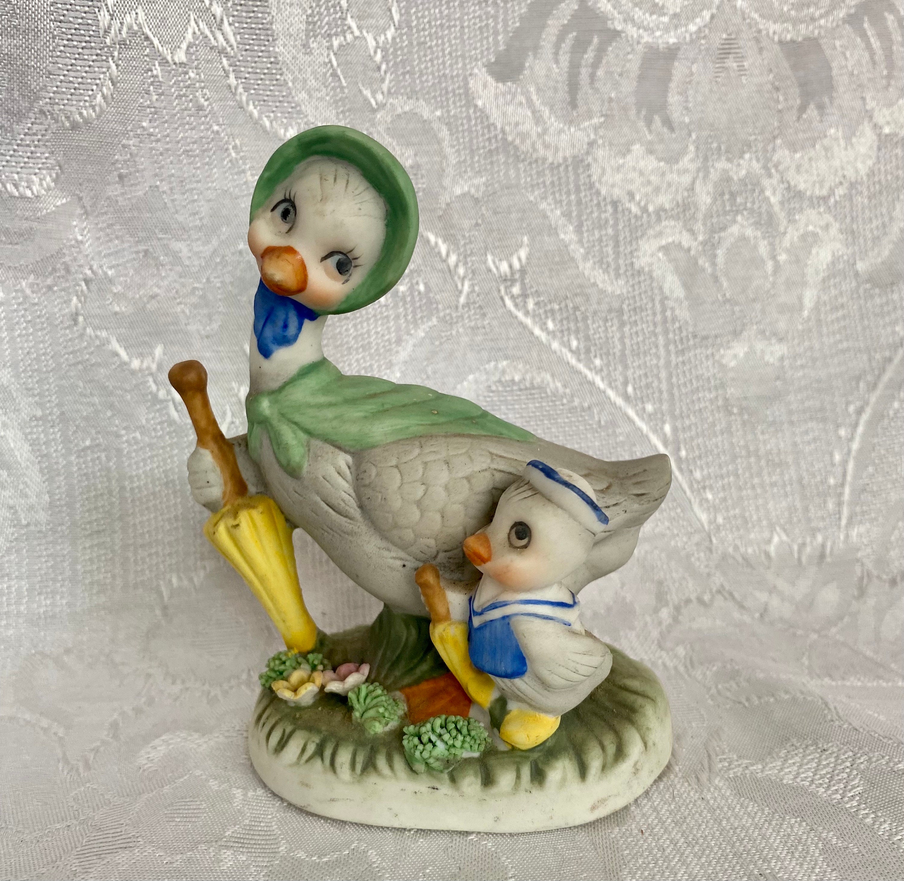 Vintage Mother Goose Figurine - Etsy