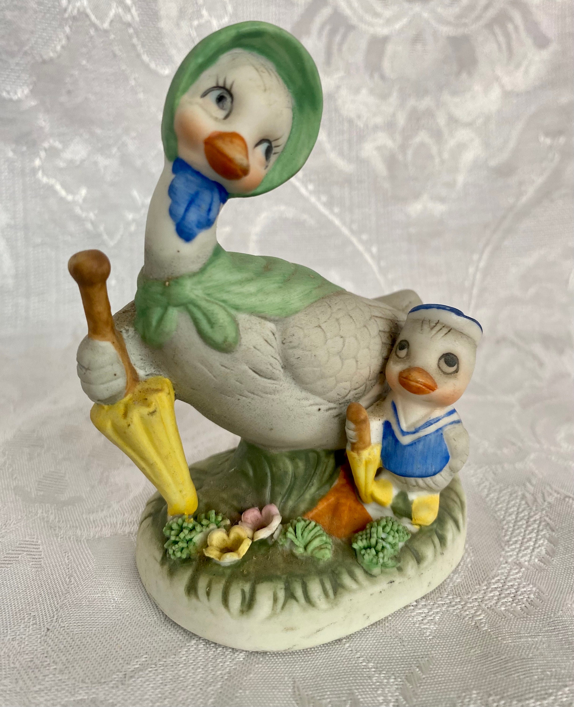 Vintage Mother Goose Figurine - Etsy