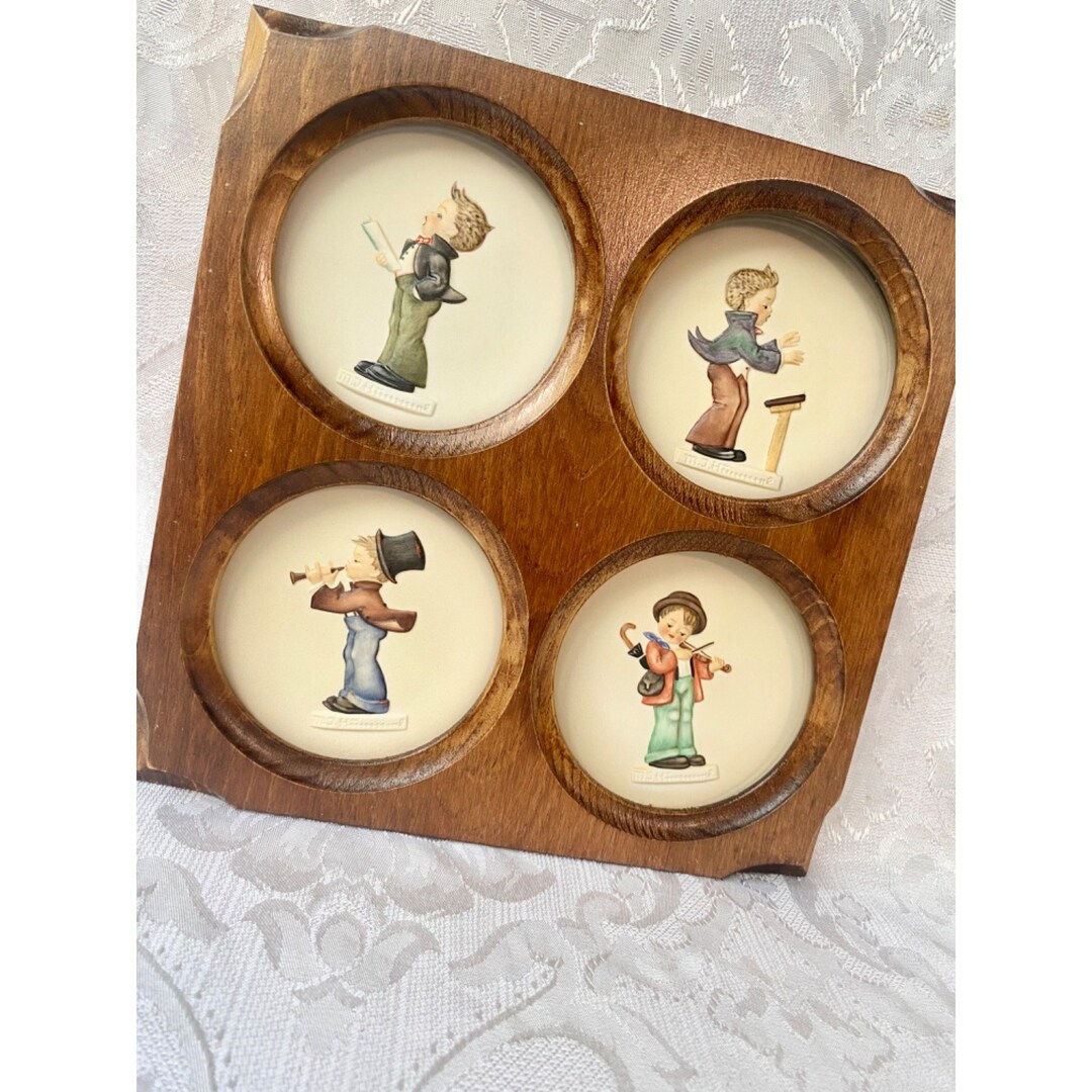 Vintage Goebel M.J. Hummel Miniature Collectors Plates Set of 4 With ...