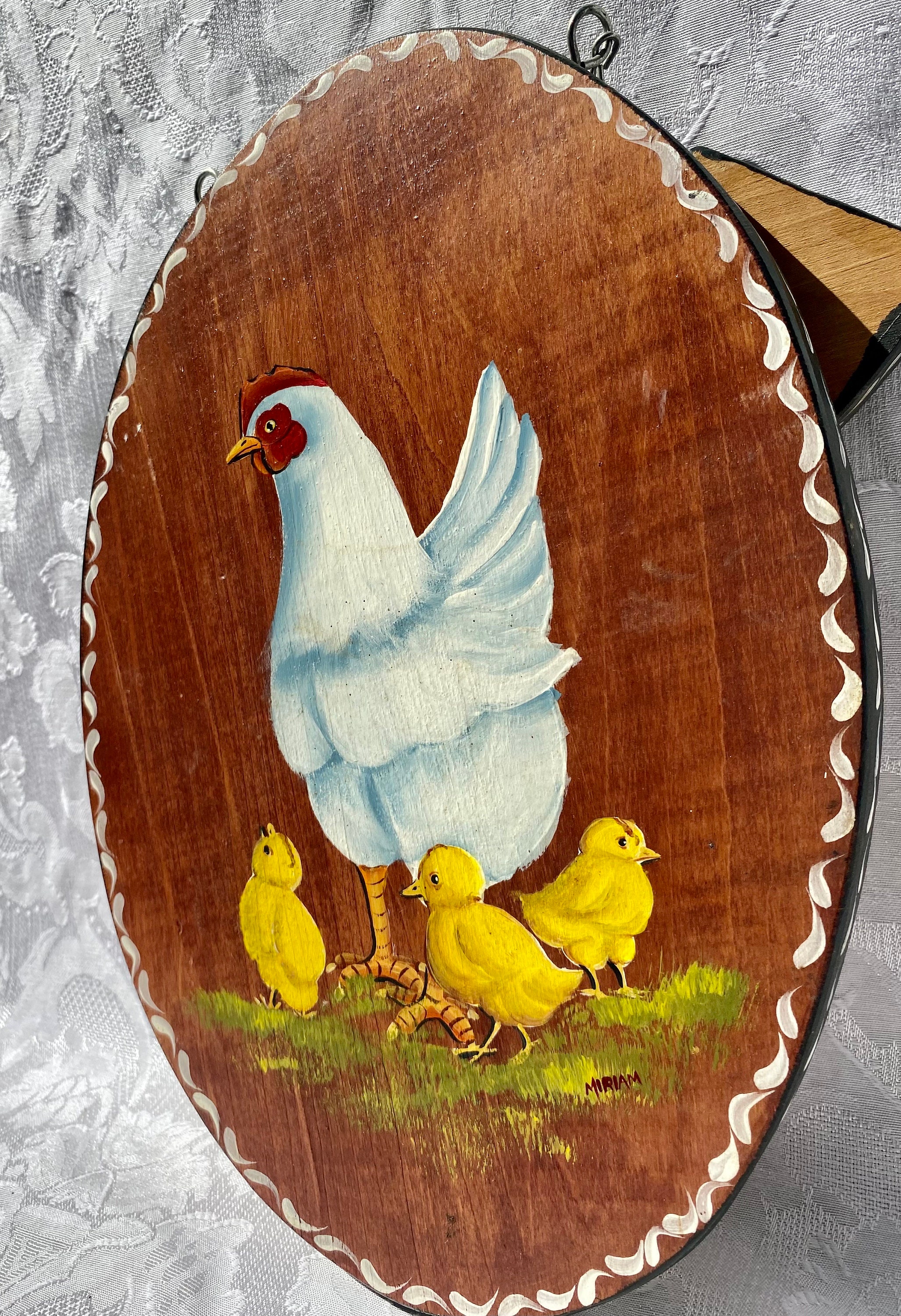 Vintage Hand Painted Wooden Welcome Sign - Etsy