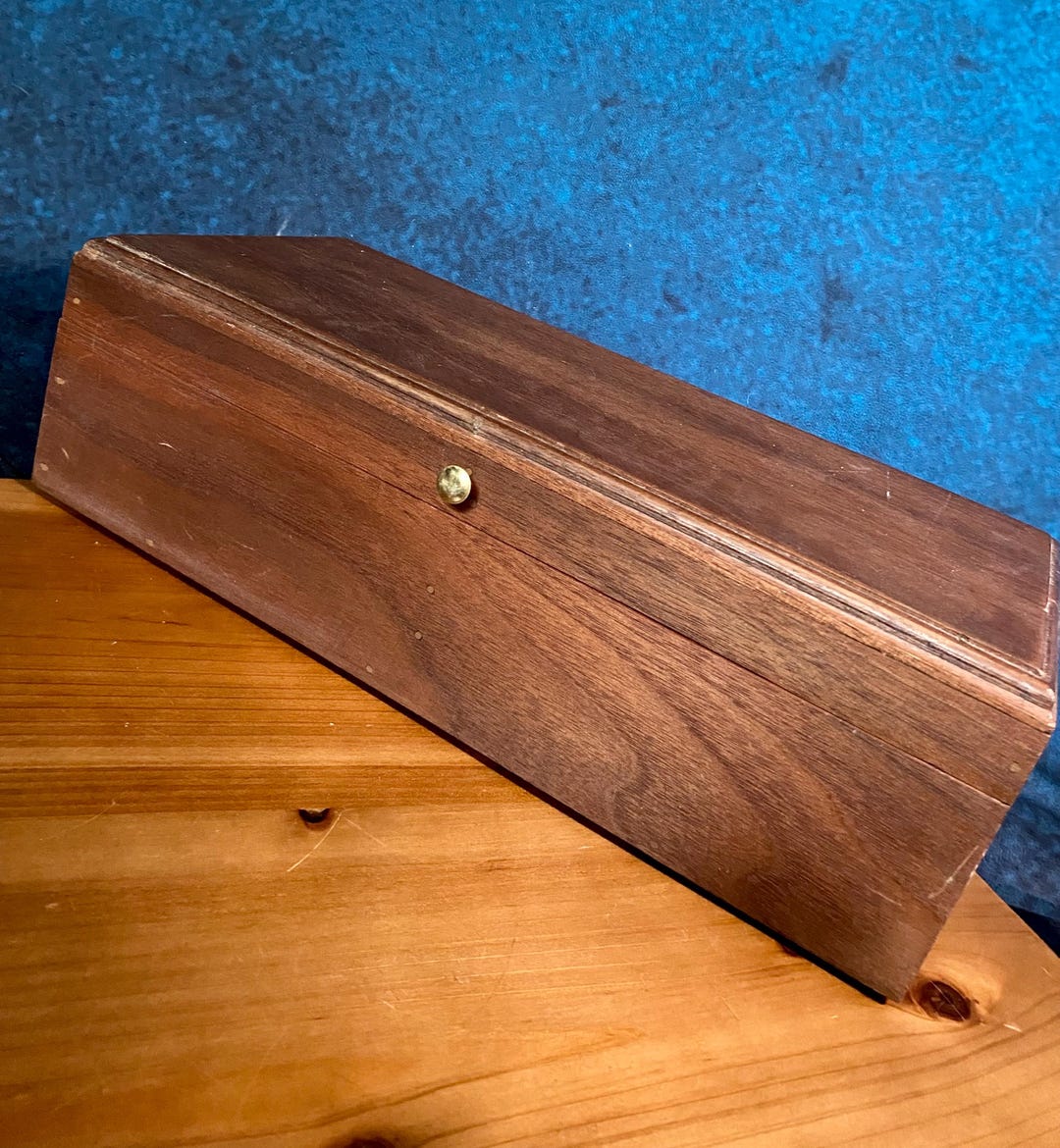 Vintage Collection Display Wooden Box With 2x2 Inserts - Etsy