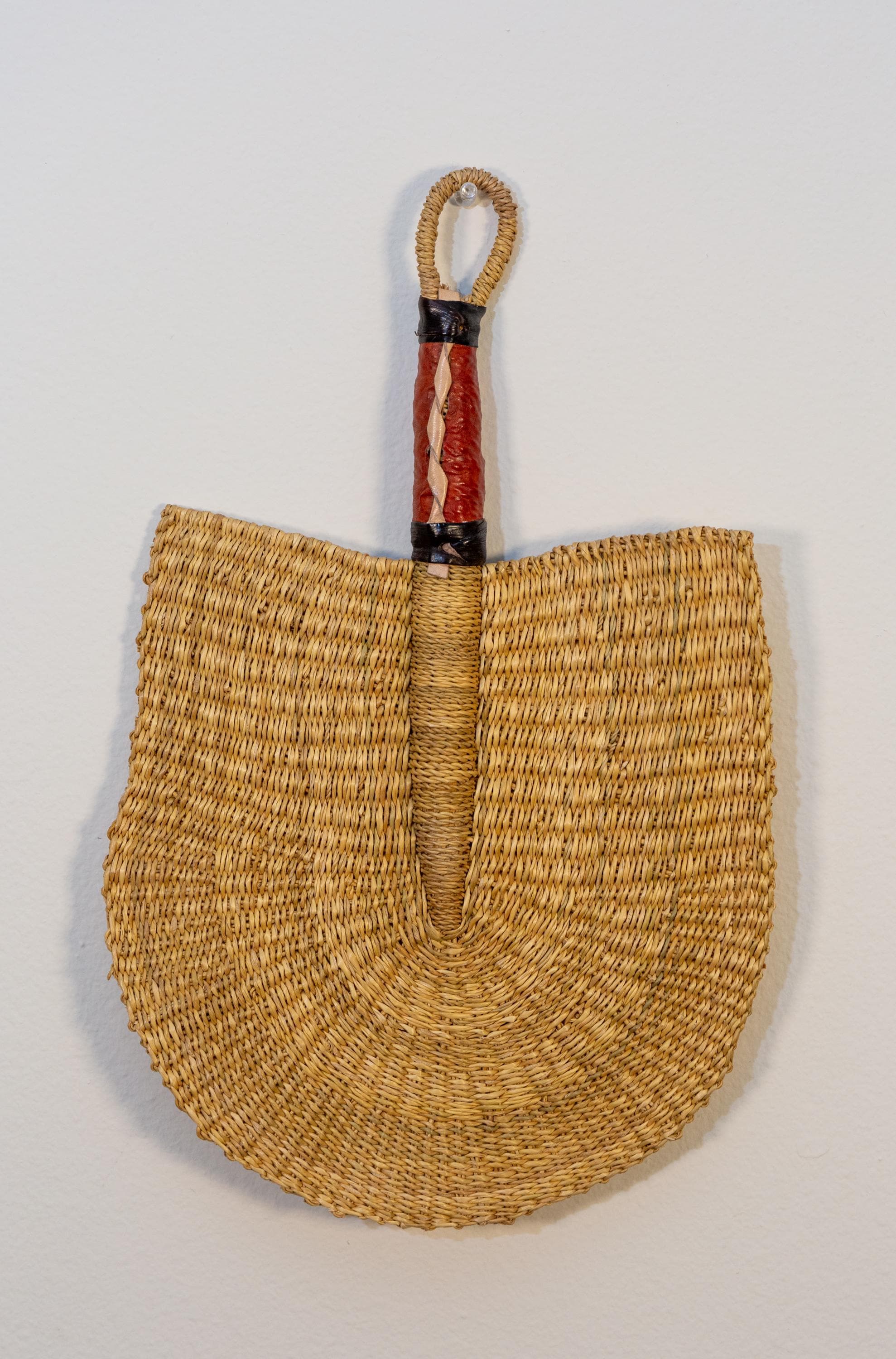 African Handwoven Decorative Fan | Handwoven African Fan | Handwoven ...