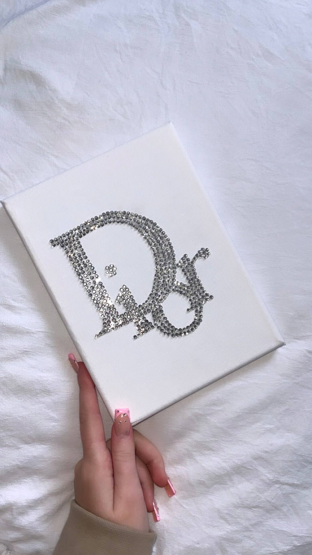 Silver Inspired Gem Canvas - Etsy